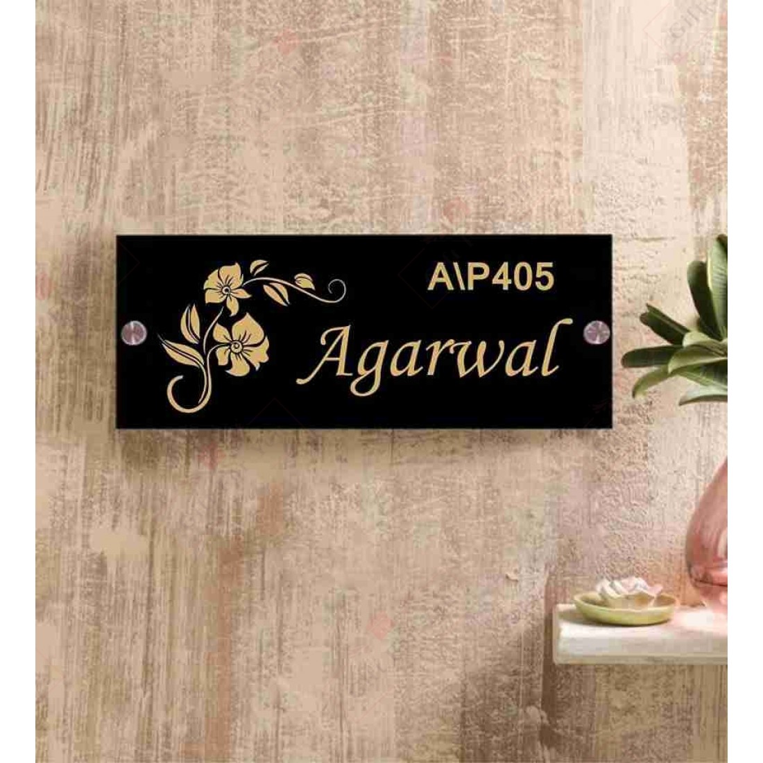 Modern Nameplates : House Name Plate HN-00