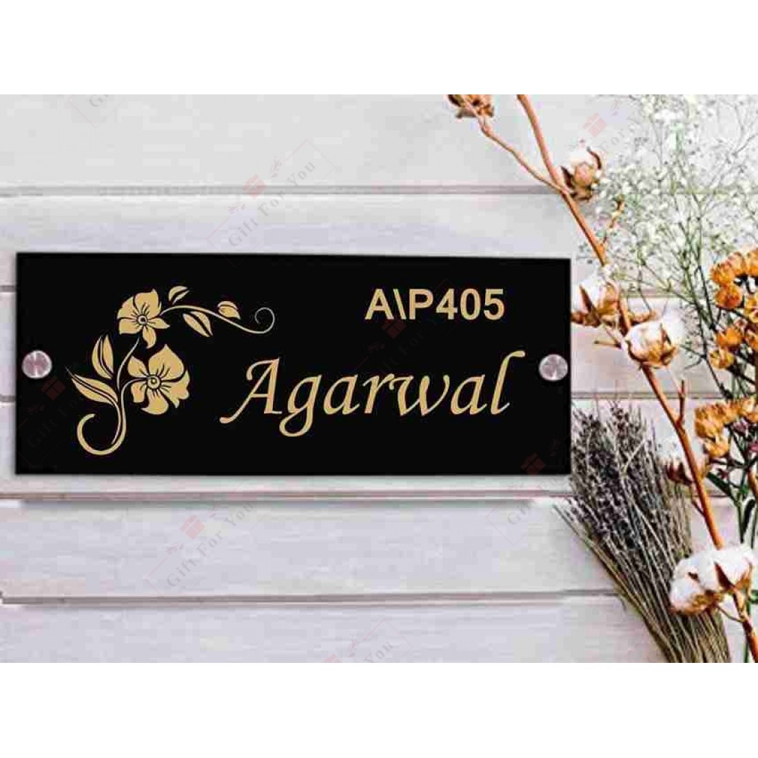 Modern Nameplates : House Name Plate HN-00