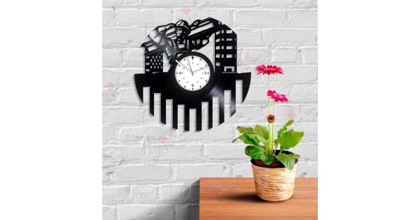 Construction Wall Clock