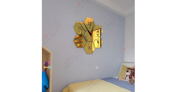 Hexagon Wall Clock